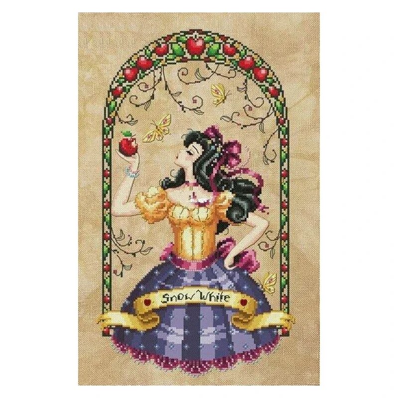 Набор для вышивки крестом "Яблоко от яблока", Amishpa, 40-Белла Филиппина BF 049 18CT unprint canvas