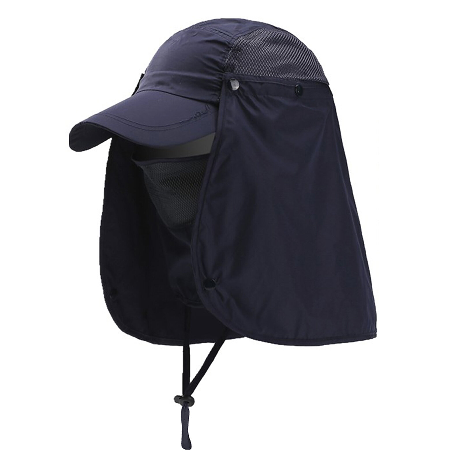 Ветрозащитная кепка для пешего туризма с защитой от ультрафиолета и накидкой для лица и шеи, рыбалка, защита от солнца
