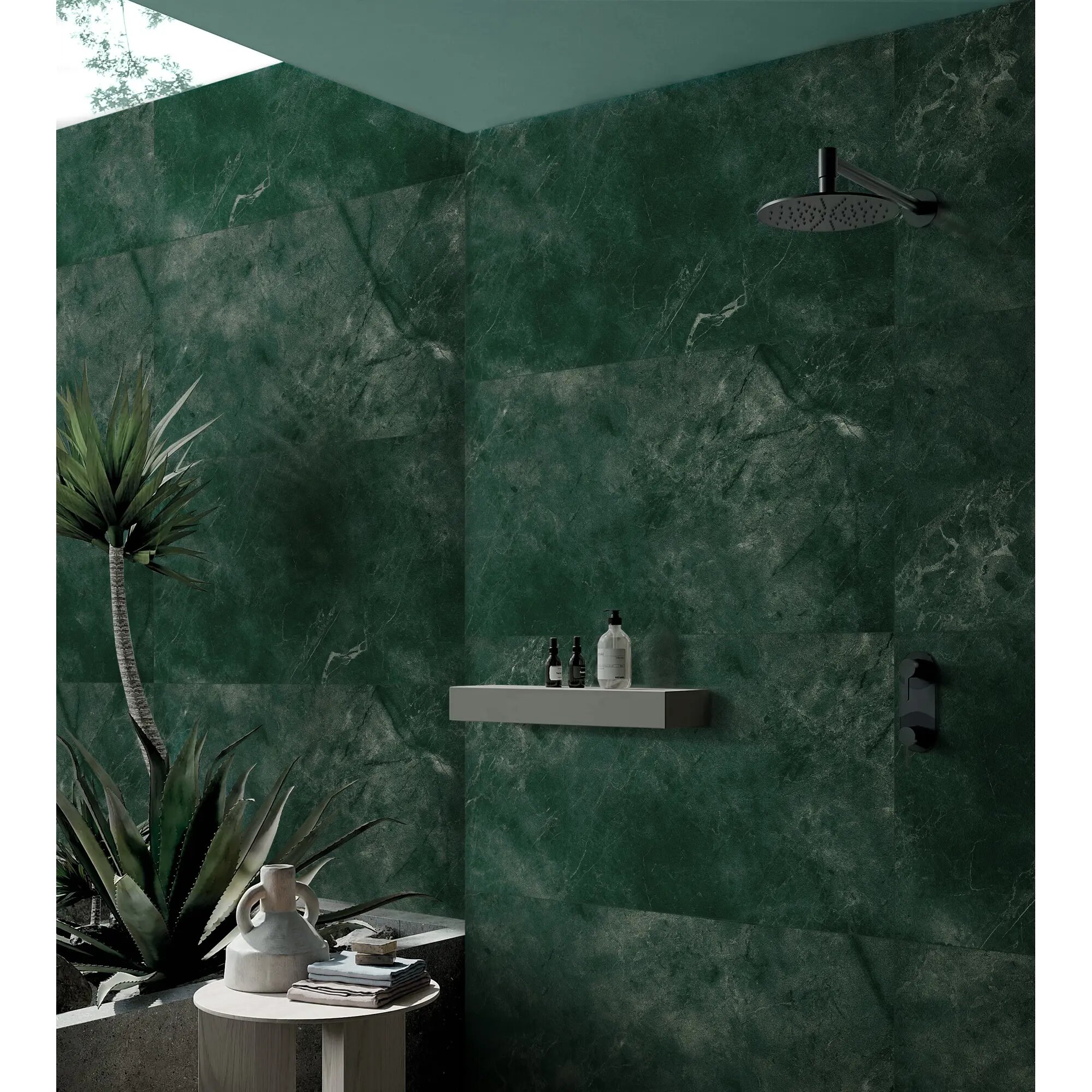 Керамогранит GRAVITA Imagine BOTTLE GREEN SUGAR 120*60 , глазурованный, лаппатированный, универсальный , Sugar ( цена за 1 плит. 0,72м2)