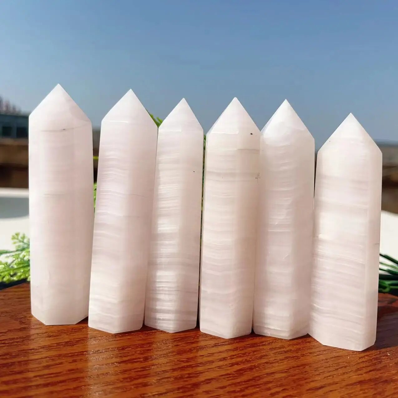 Розовый кальцит, 1 кг, 8-10cm