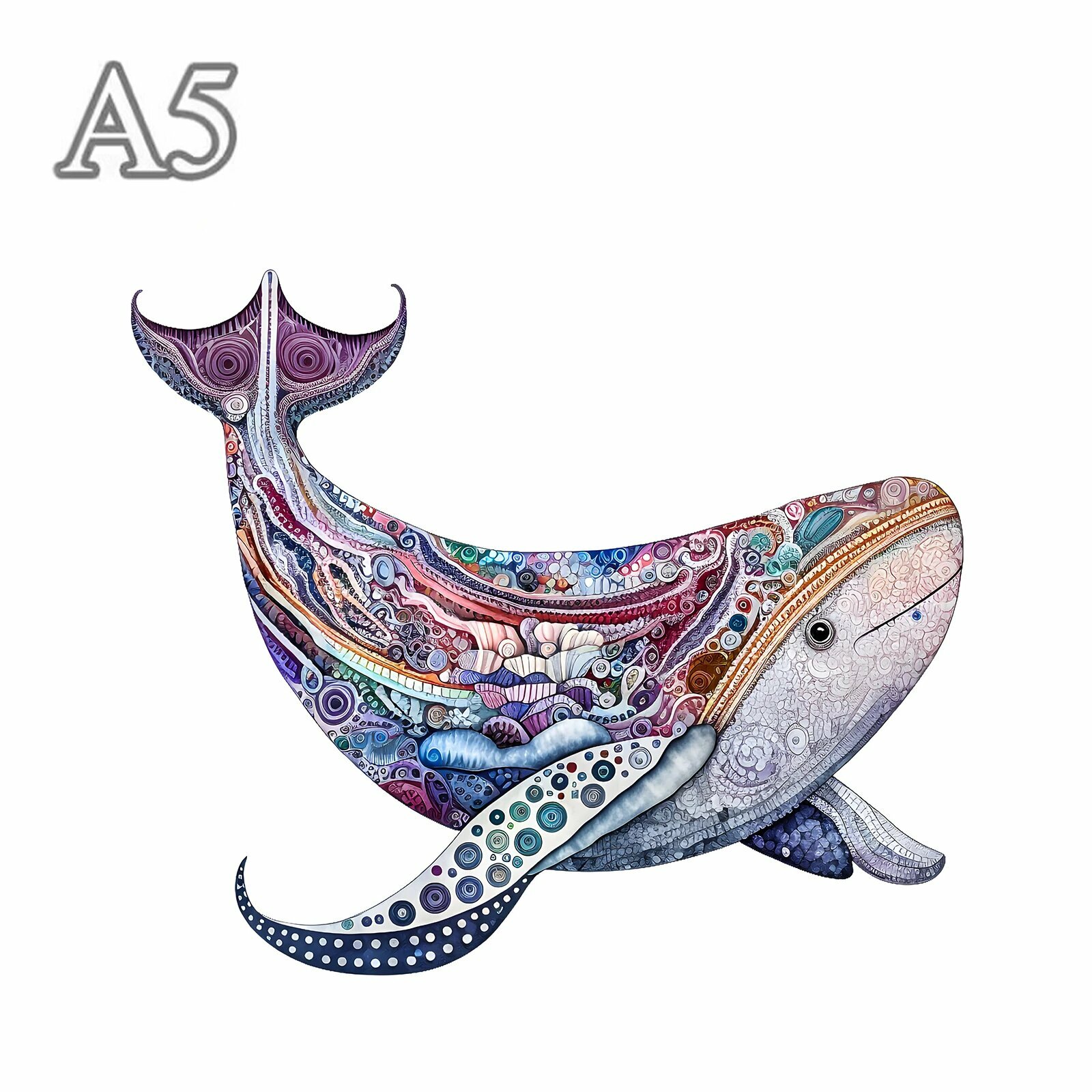 3D пазл кит, цвет M146-A5