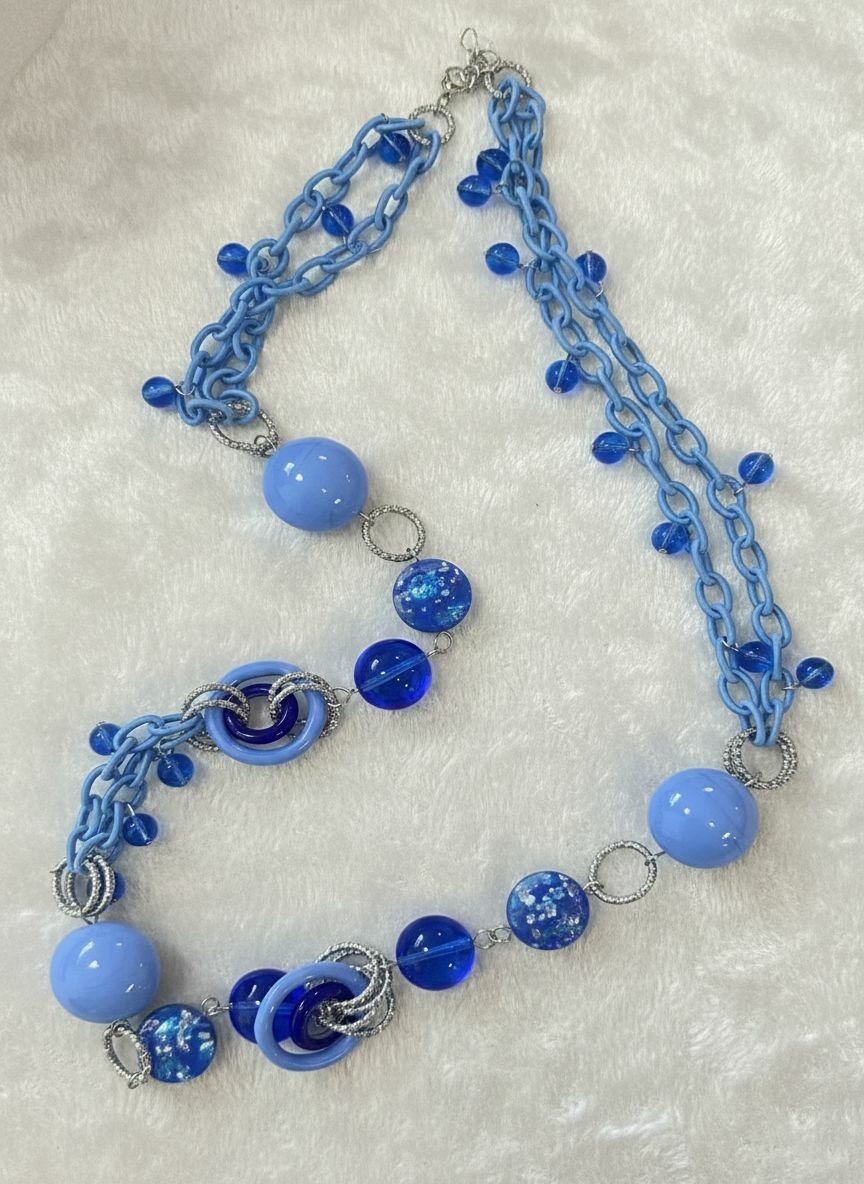 Колье, стекло, муранское стекло