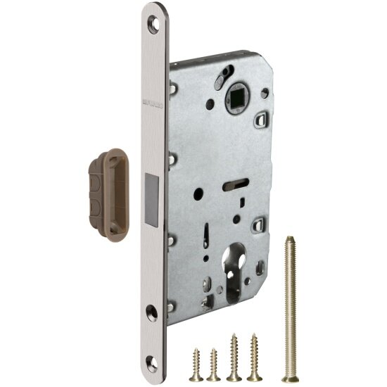 Корпус врезного замка Fuaro MAGNM85C-50 (M85C-50) SN мат. никель