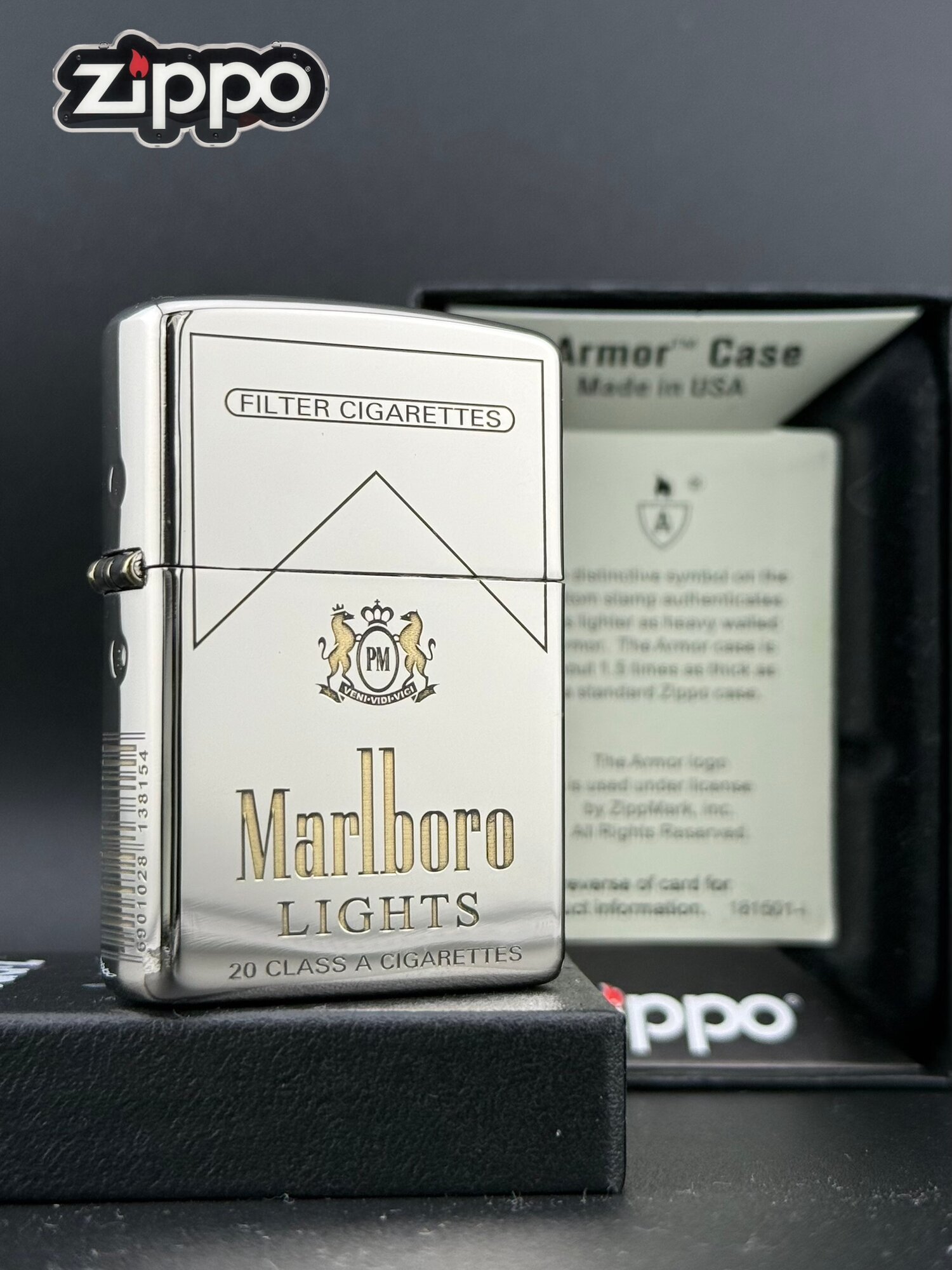 Бензиновая Зажигалка Zippo Marlboro
