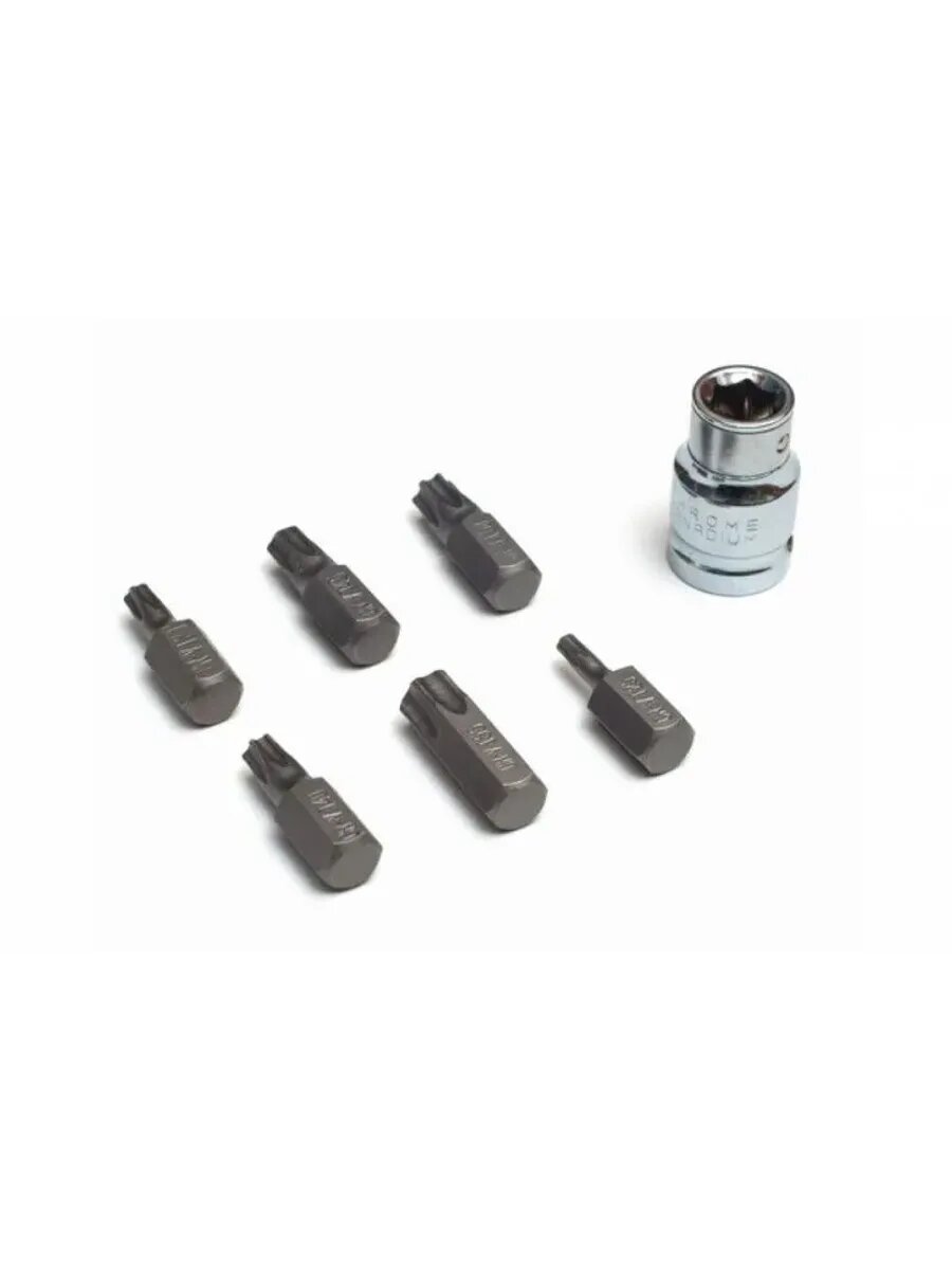 Набор бит (torx) торкс Т25-55 7 предметов сервис ключ 76437