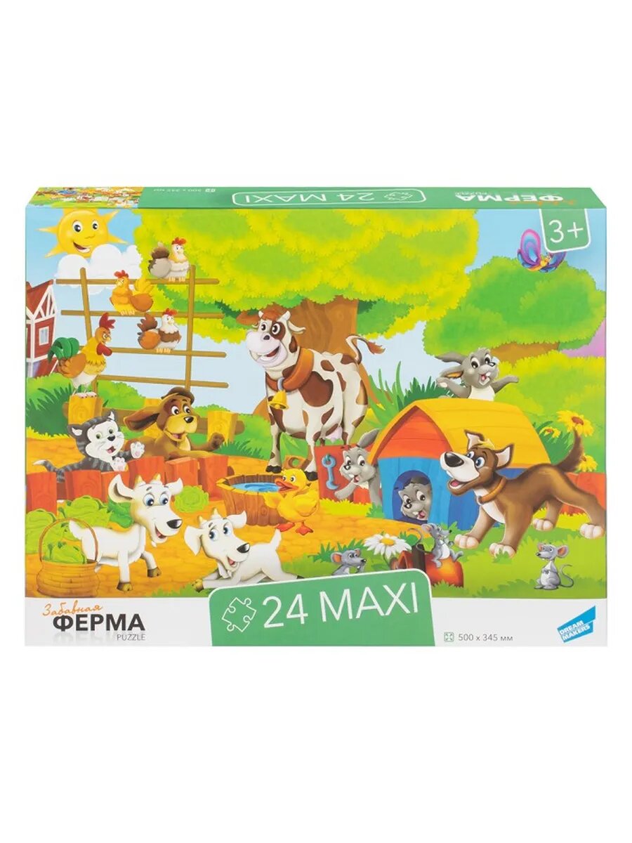 Игра детская настольная /24 MAXI Ферма/