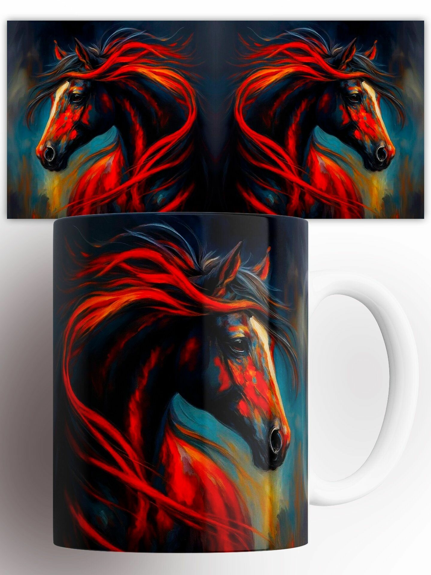 Кружка Лошадь арт 330 мл