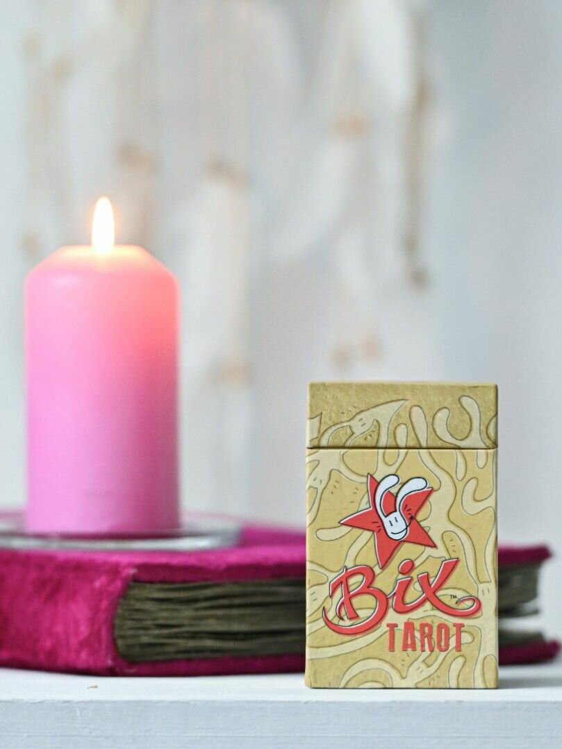 Карты Таро Lo Scarabeo "Бикса Премиум", английский язык, без рамки, картон