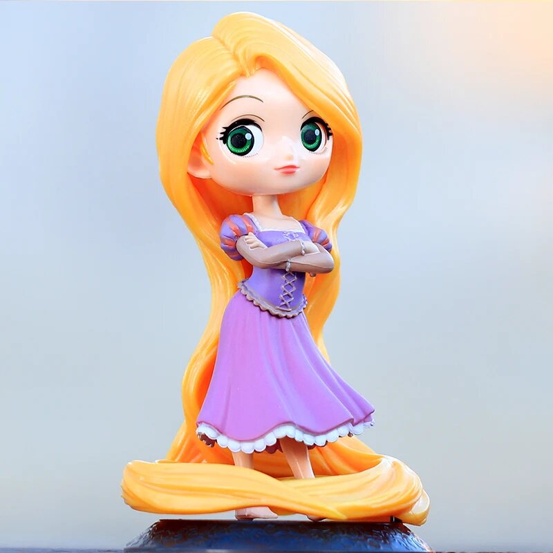 Keeppley Q Posket Рапунцель, фигурка ПВХ, pan fa gong zhu
