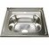 Мойка mixline 50х50х18 см, 0.8, выпуск 3 1/2, с сифоном, без гофры 527972