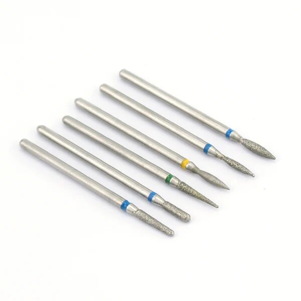 Набор фрез алмазных для маникюра и педикюра, 7 шт, 6pcs-H6