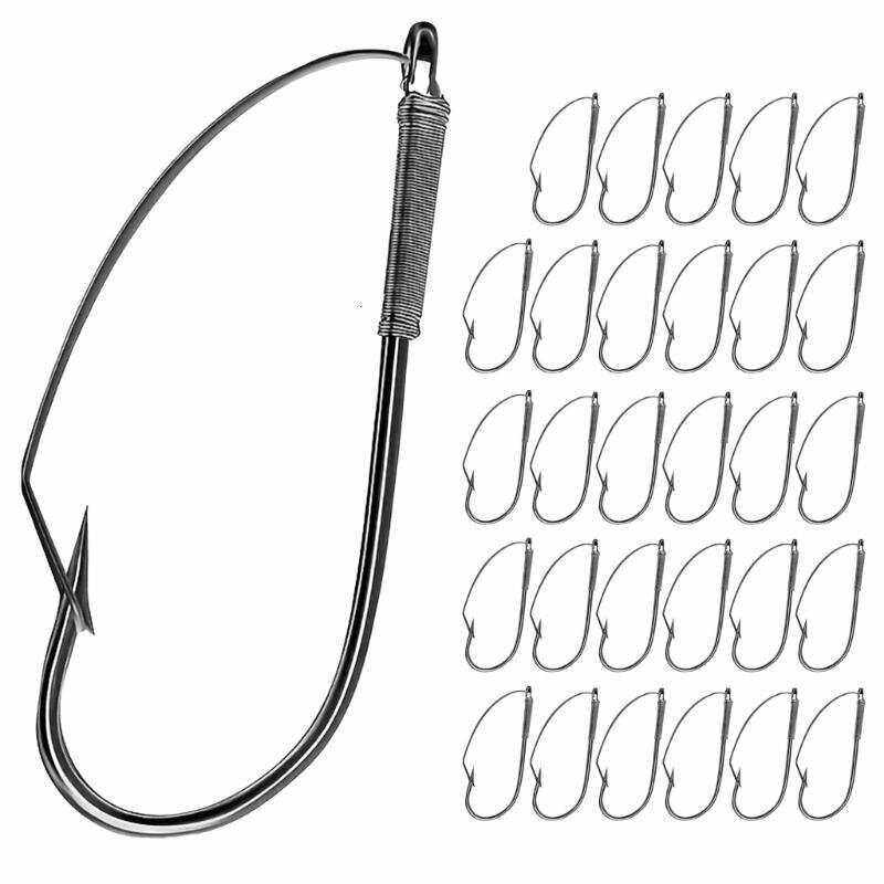 Крючки для воблеров Wackys, 30 шт, 1