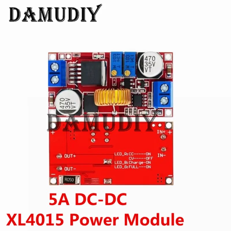 XL4015 DC-DC понижающий преобразователь 5A 4-38В/1.25-36В, 10шт