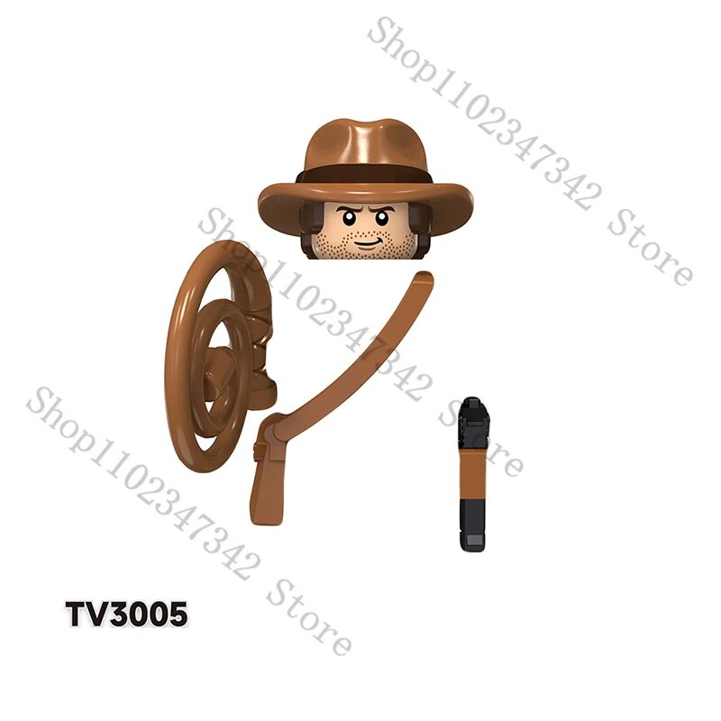 Конструктор Indiana Jones, коричневый, TV3005