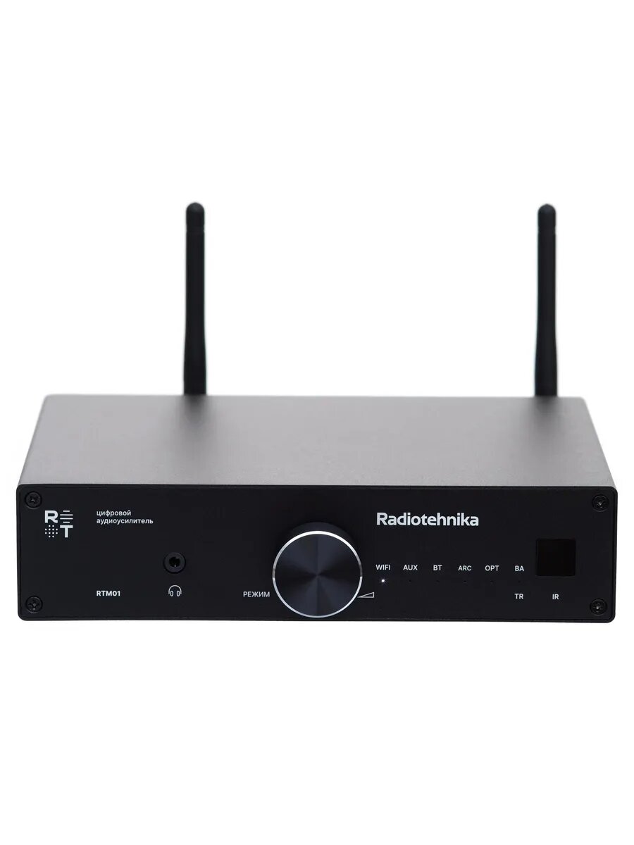 Стереоусилитель Radiotehnika "RTM01", Wi-Fi, Bluetooth, оптический и AUX-входы, 2x100Вт
