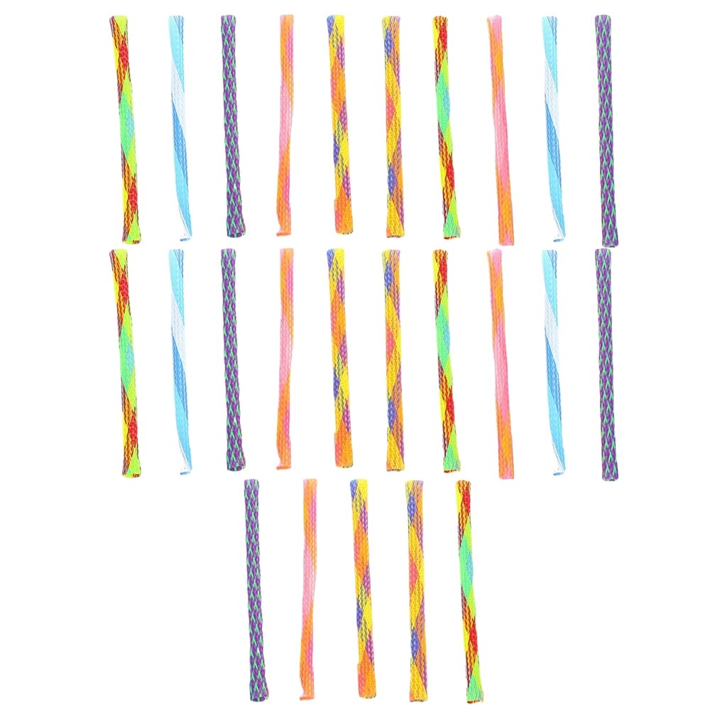 1 набор из 25 выдвижных интерактивных игрушек для кошек funny cat stick spring (случайный цвет)