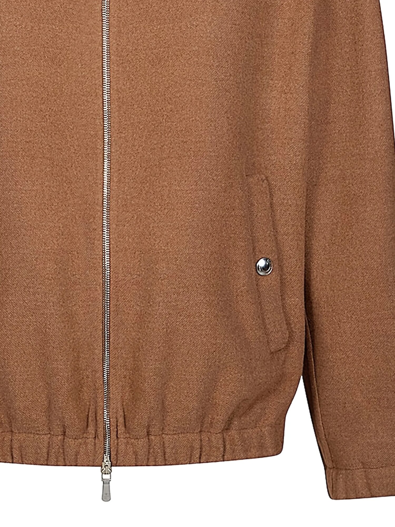 Куртка Eleventy Full zip bomber jacket, размер 52, коричневый — фото 1