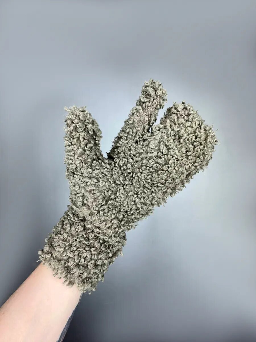 Перчатки  для женщин, размер S (16-18 см), хаки — фото 1