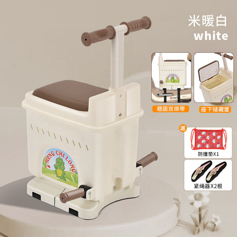 Детское переднее сиденье для электромобиля, ящик для хранения, табуретка, сиденье для мотоцикла, детское электромобильное сиденье