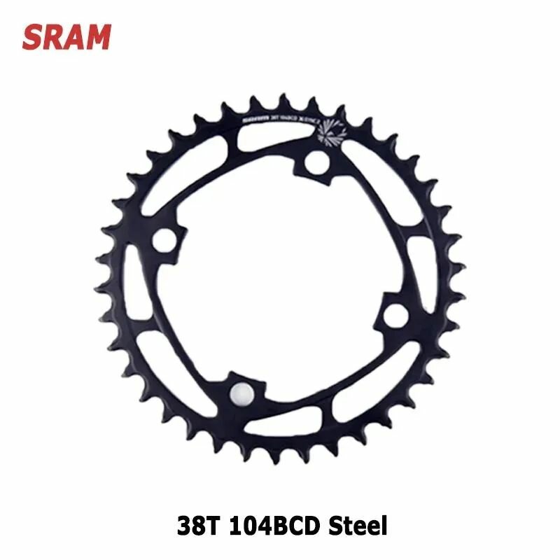 Велосипедная звезда SRAM star 38T из стали 104BCD