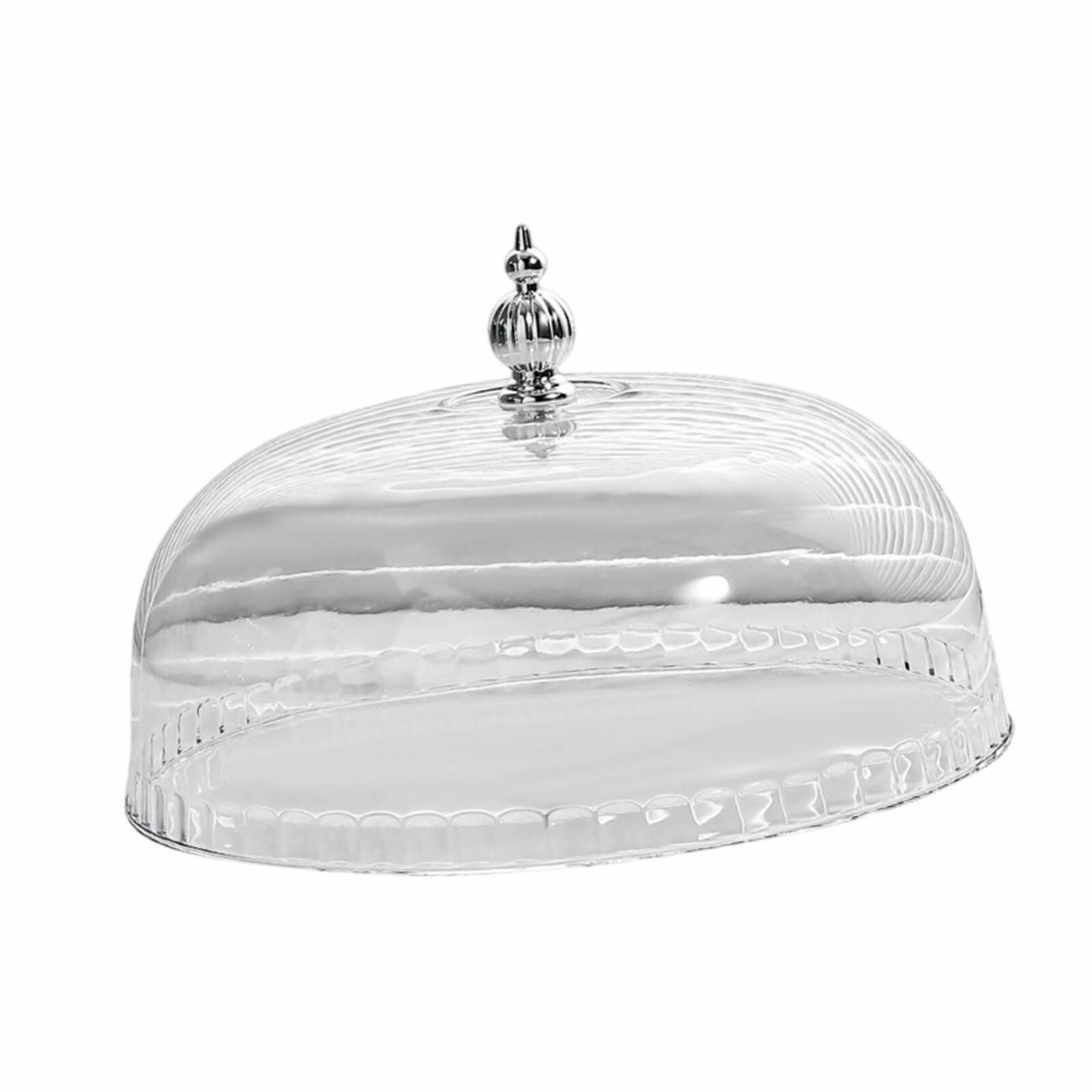 Прозрачная крышка для торта, многофункциональный защитный колпак для еды, диаметр 19.5 см