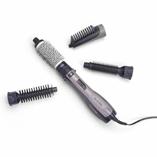 BaByliss AS121E Мультистильный теплый аэрограф, ионная мощность 1200 Вт, 4 насадки, 1 шт. (1 шт. в упаковке), керамика