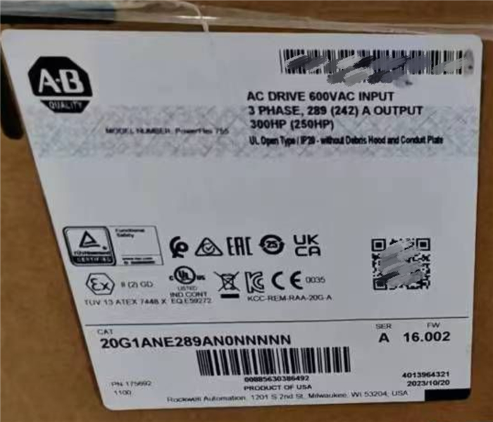 Модуль Allen-Bradley 20G1ANE289AN0NNNNN