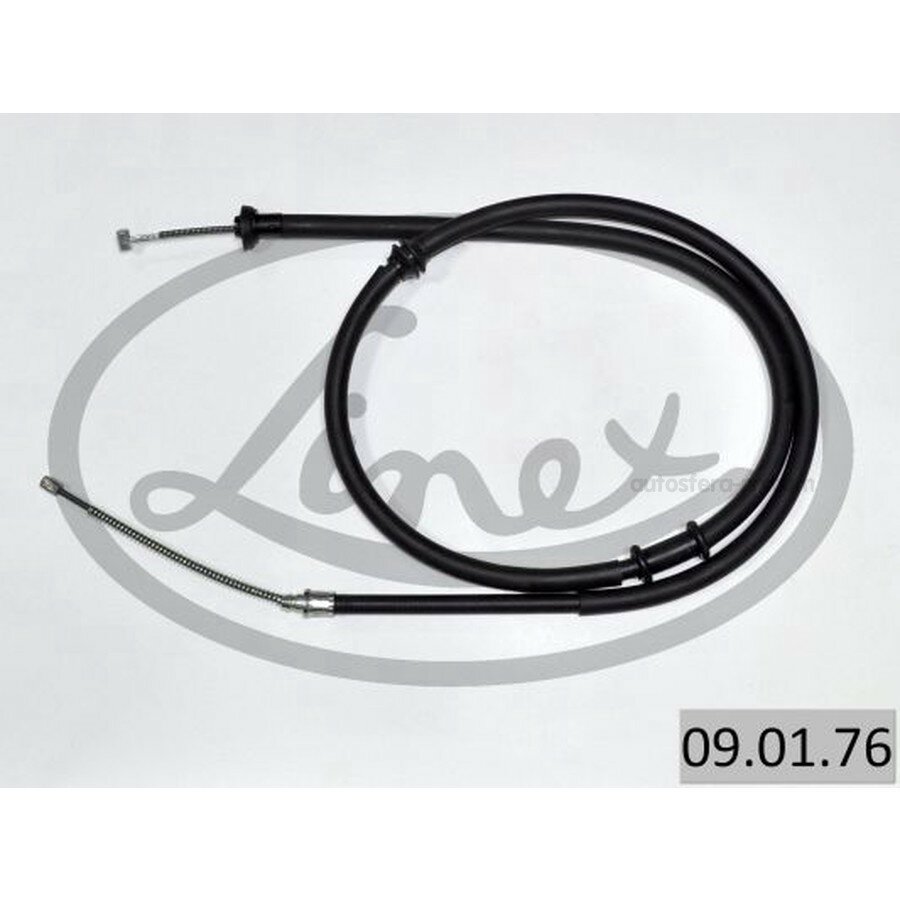 LINEX 090176 Трос стояночного тормоза лев CITROEN NEMO 12/2007- 1677/1402мм
