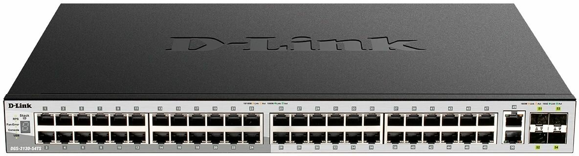 D-LINK DGS-3130-54PS/B Коммутатор управляемый