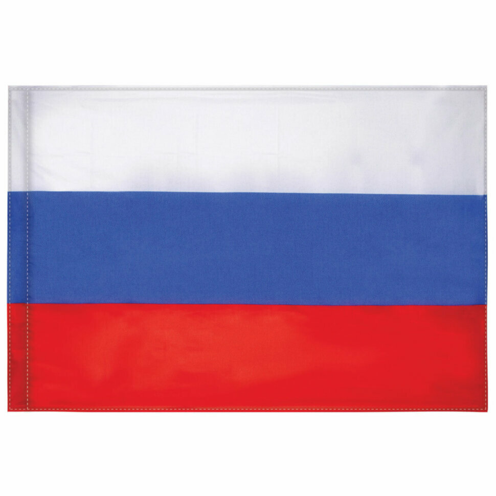 Флаг России 90х135 см без герба, повышенная прочность и влагозащита, флажная сетка, STAFF, 550227, 550227