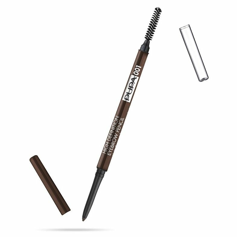 Карандаши Pupa Make Up High Definition Eyebrow Pencil, Автоматический карандаш для бровей с щеточкой, 001