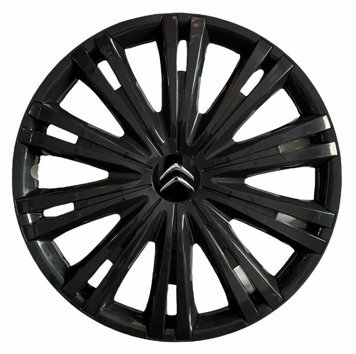 Автомобильные колпаки на диски ситр гига черная R14", в комплекте 4 колпака