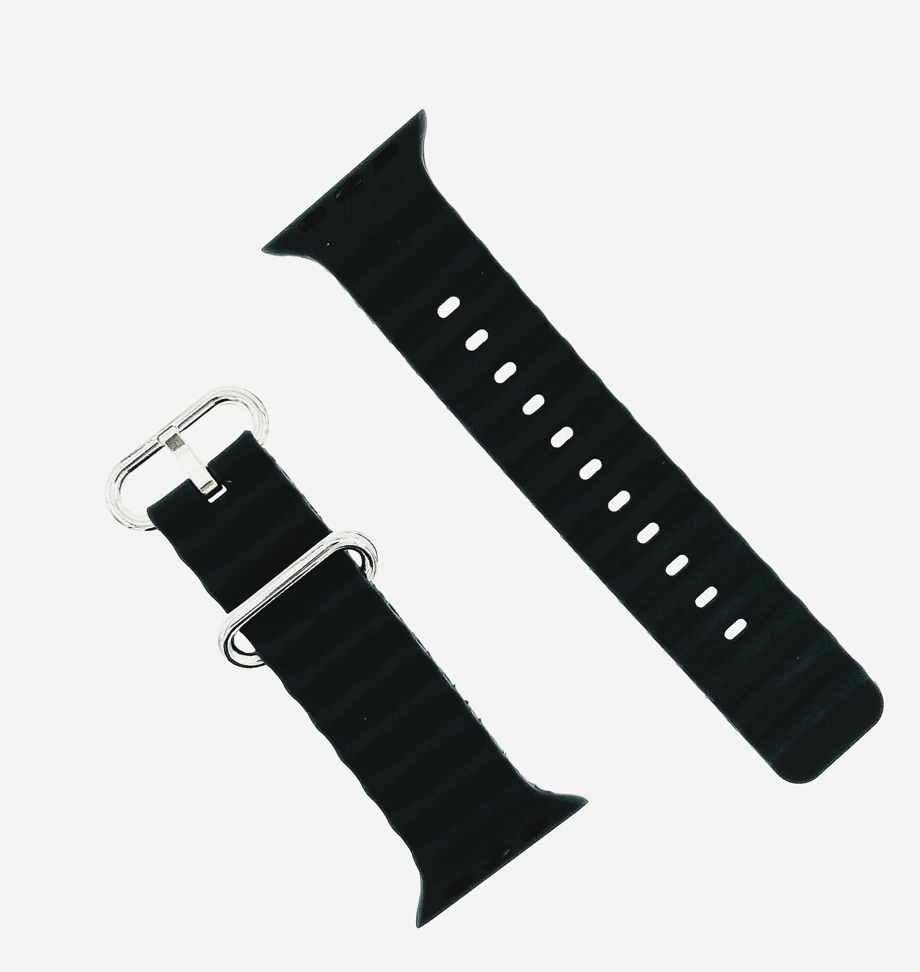 Силиконовый ремешок для Apple Watch 38 / 40/ 41 mm, Ocean band mm Gray