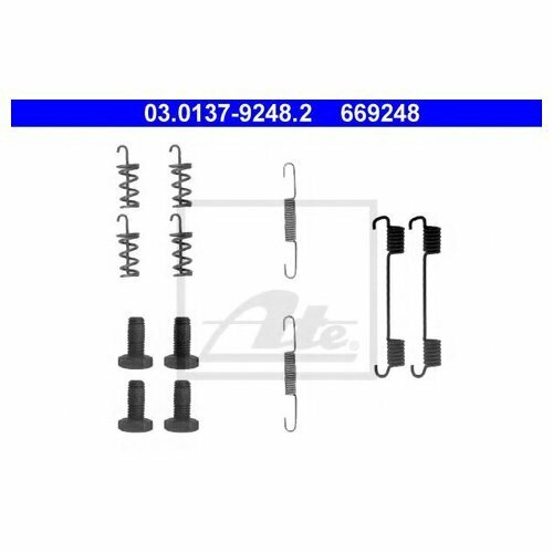 Комплект монтажный тормозных колодок Ate 03013792482 для Mercedes C-CLASS CL203, S203, W203, CLC-CLASS CL203, CLK A209, C209,