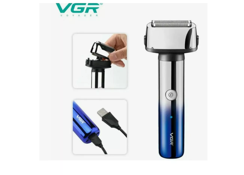 Электробритва VGR V366 - 3в1 для бороды, усов и тела
