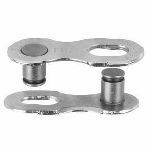 Замок велосипедной цепи M-WAVE 1/2"х11/128", многоразовый, на 11 скоростей, SRAM/SHIMANO/KMC/M-WAVE, 1 штука