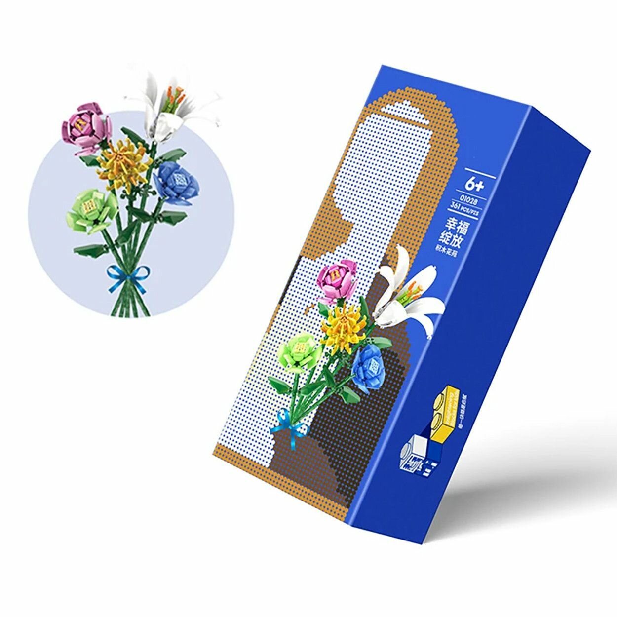 Конструктор Весенний букет Zhe Gao Happiness Blossom
