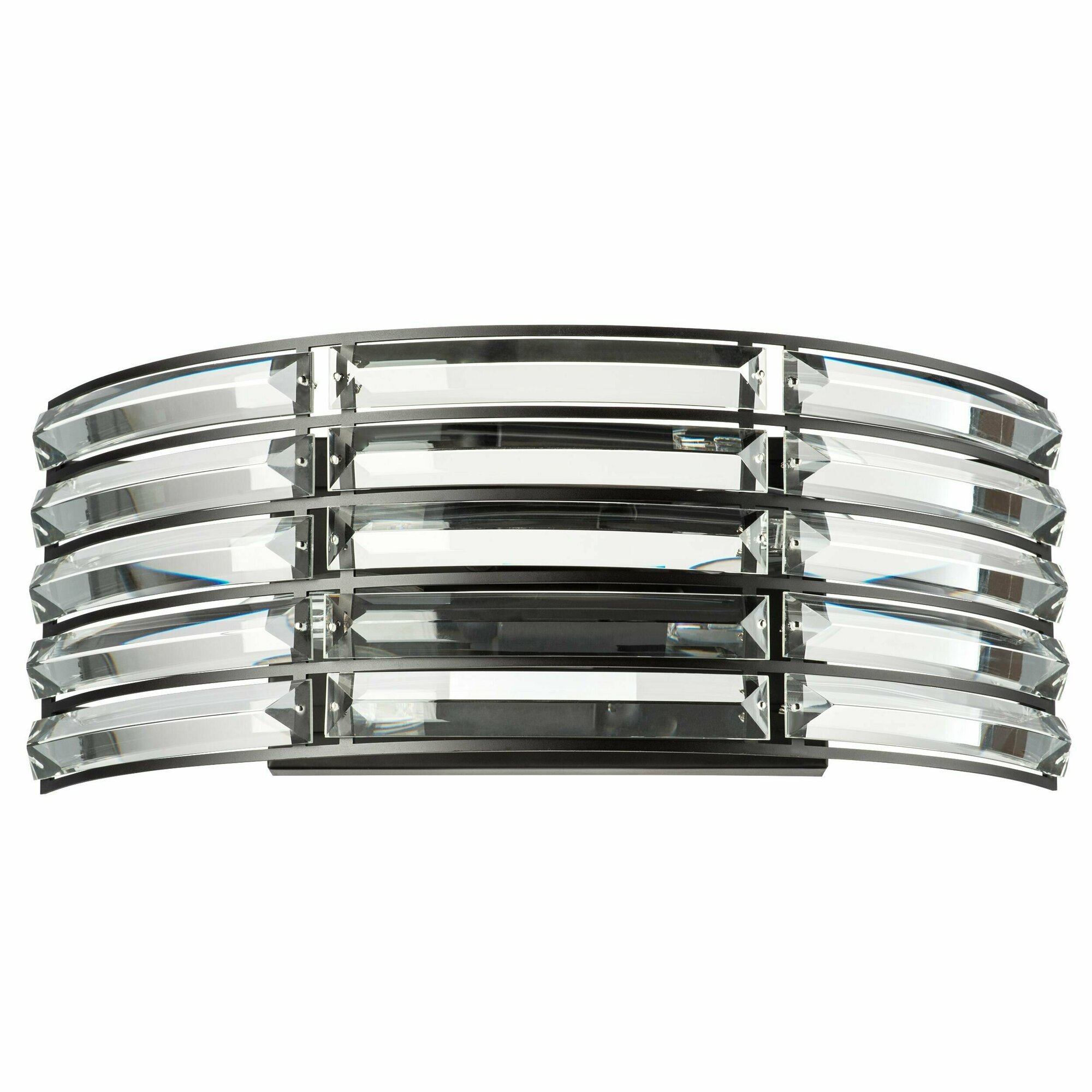 746618 Бра AMERIGO 2х40W E14 умбра прозрачный, шт