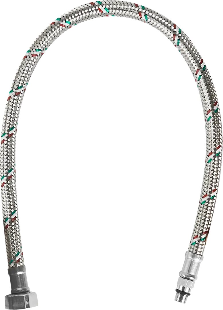 Гибкая подводка для смесителя UNI-FITT М10x15 1/2 40 см со штуцером