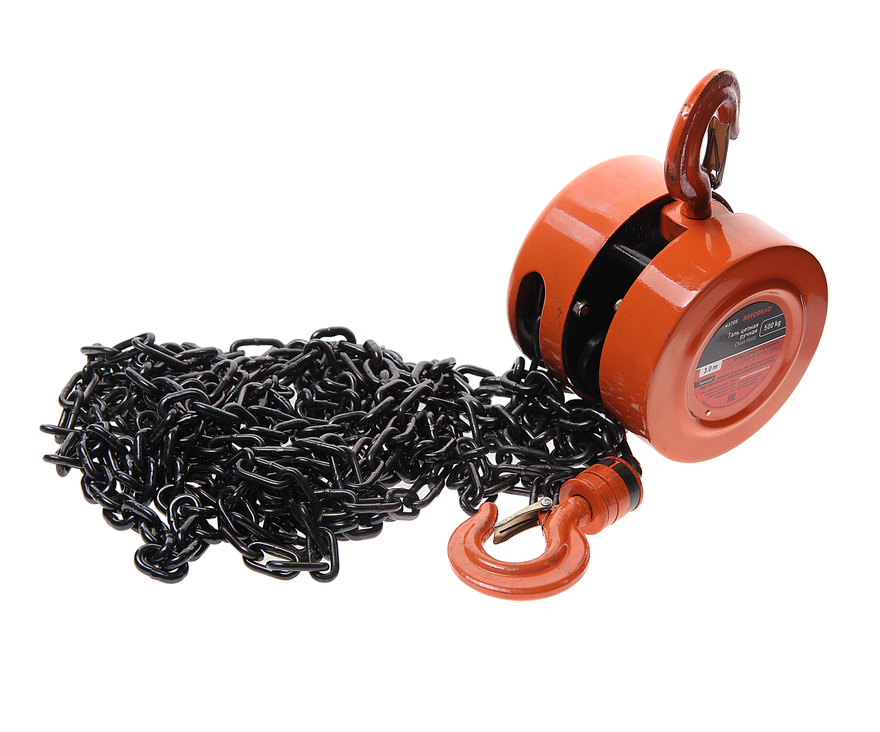 Таль цепная 0.5т 2.5м автодело