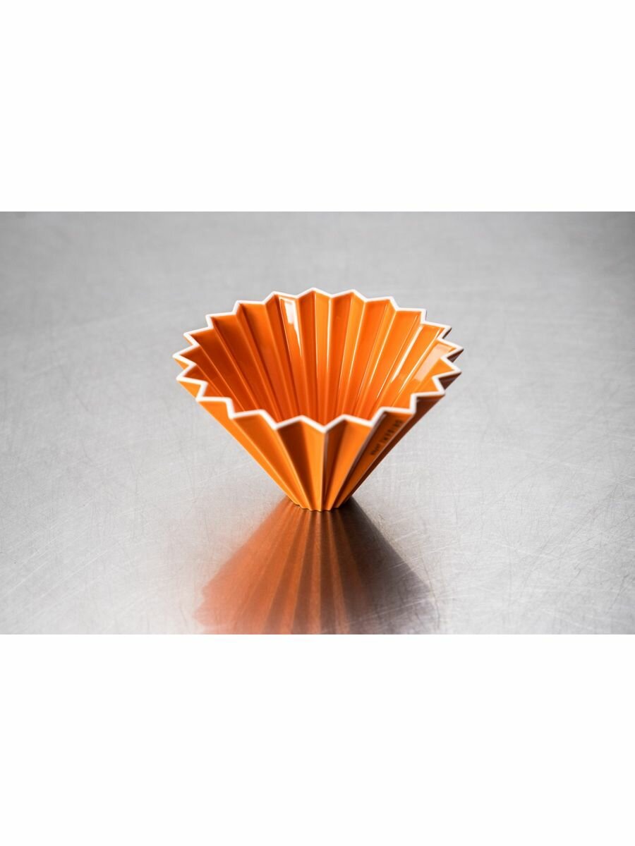 Воронка для приготовления кофе ORIGAMI размер М, материал: керамика, цвет: оранжевый