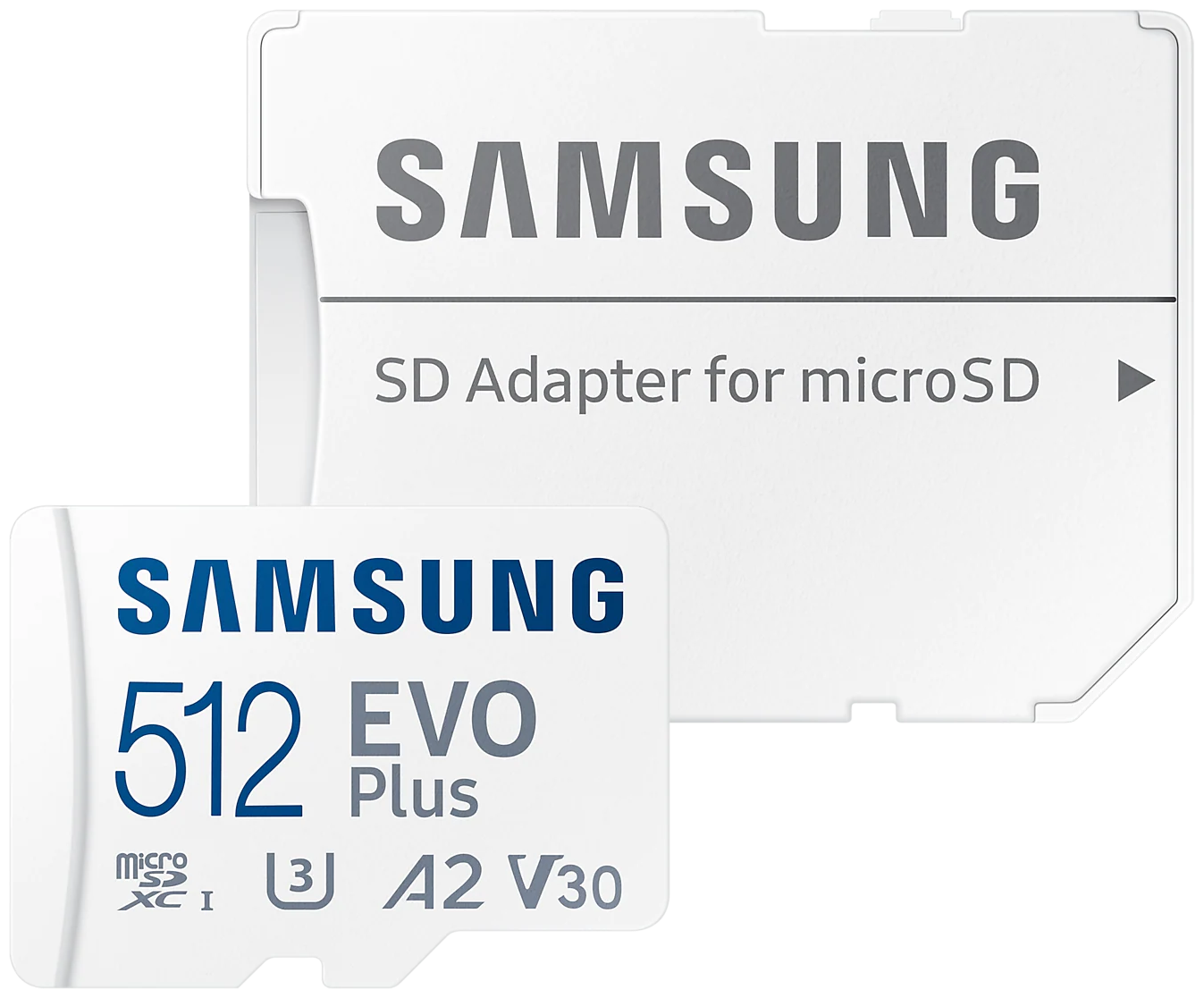 Флеш-карта microSDXC 512Гб Samsung Evo Plus , Class 10 Uhs-i U3 ( Mb-mc512ka/ru ) адаптер SD .