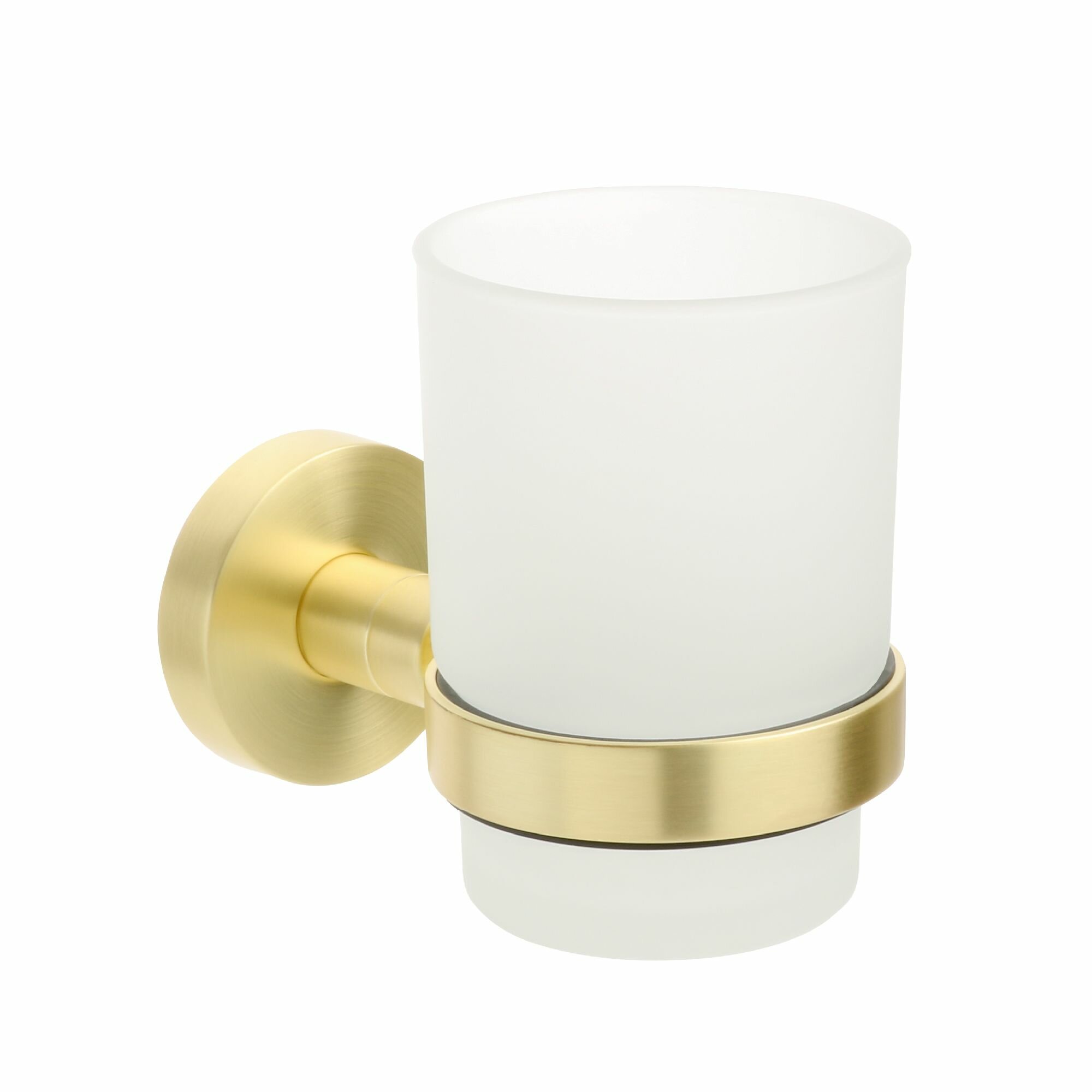 Стакан для ванной комнаты Fixsen Comfort Gold FX-87006 золото-сатин