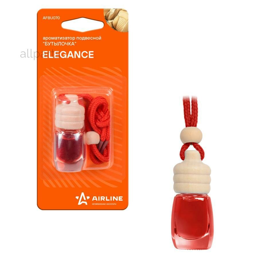 AIRLINE AFBU070 ароматизатор подвесной бутылочка ELEGANCE (AFBU070)