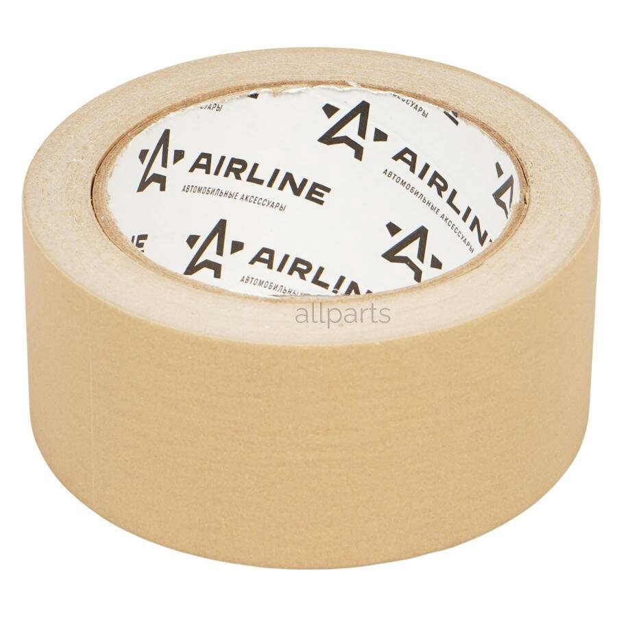 AIRLINE ADTP004 Лента клейкая малярная (скотч) термостойкая 110°C, 48 мм*40 м, коричневая