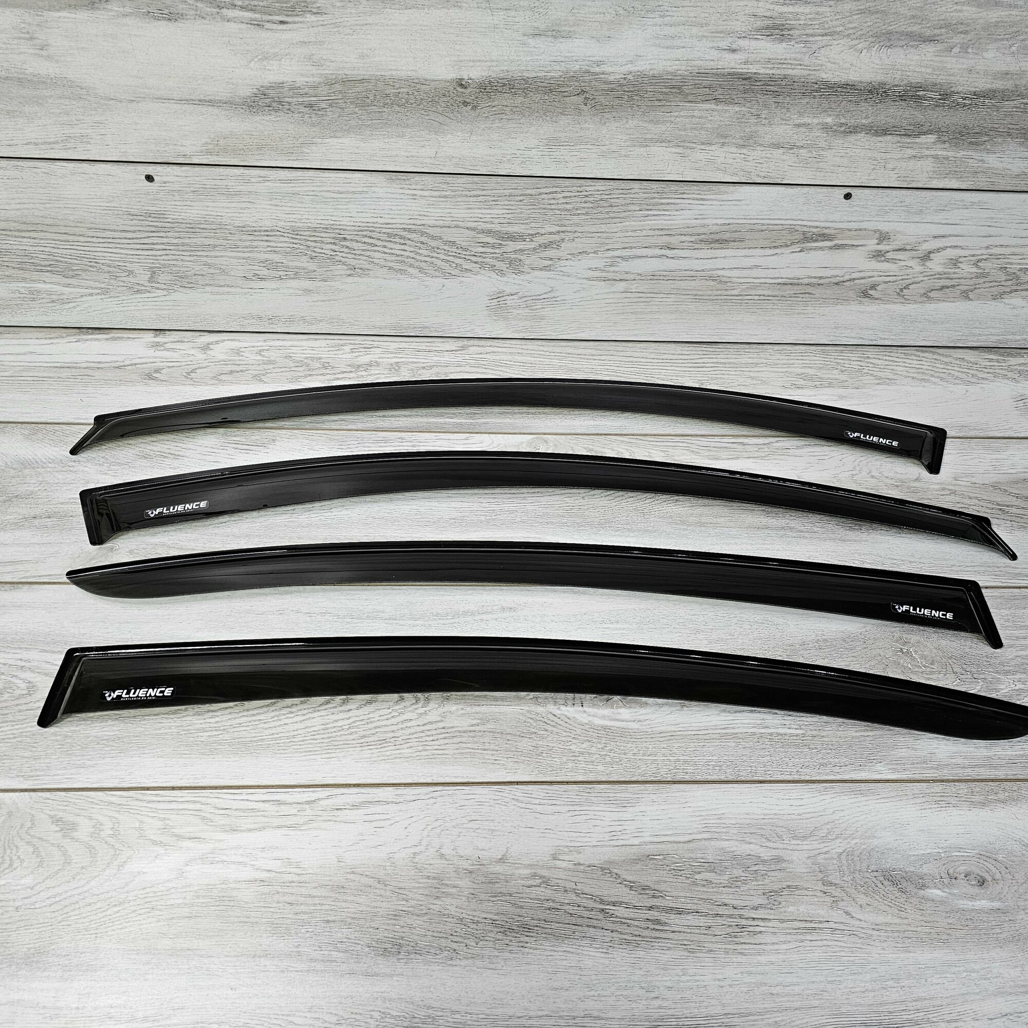 Дефлекторы (ветровики)окон для Renault Fluence (Рено Флюенс)