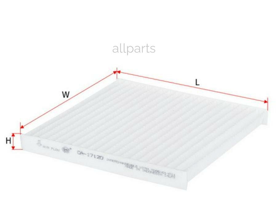 SAKURA CA17120 Sakura фильтр салона CA17120