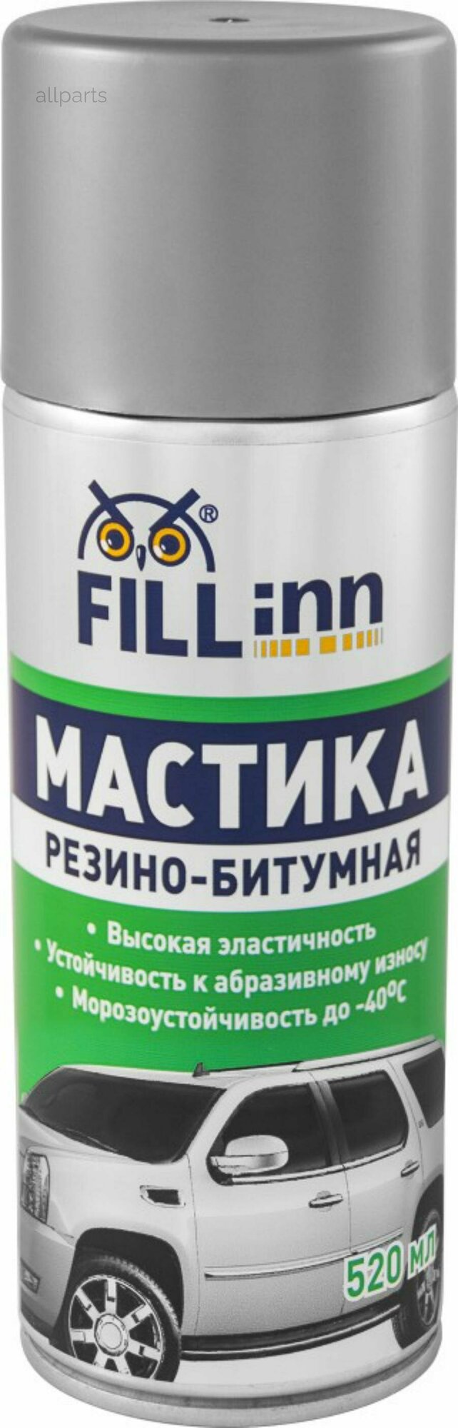 FILLINN FL019 Мастика резино-битумная аэрозоль 520 мл FILLinn FL019 FILLinn FL019