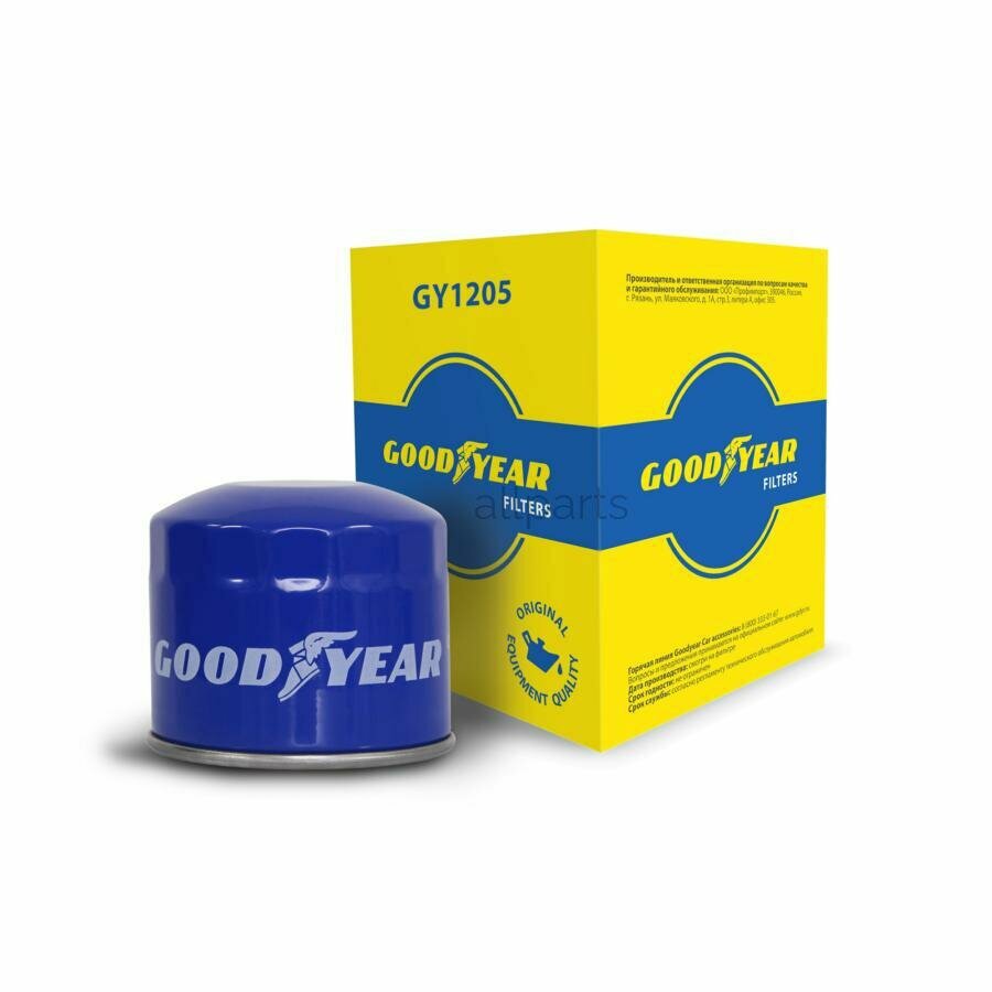 GOODYEAR GY1205 Goodyear Фильтр масляный GY1205