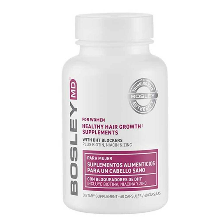 Bosley For Women Healthy Hair Growth Supplements Комплекс витаминно-минеральный для оздоровления и роста волос - для женщин 60 капсул
